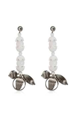 Marni Long Earrings - Silver