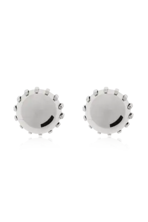 Marni Brass Earrings - Silver