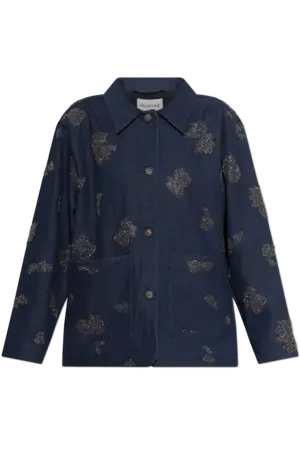 Munthe Cotton Jacket ‘vichola - Navy Blue