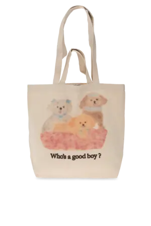CARNE BOLLENTE Printed Cotton Tote Bag