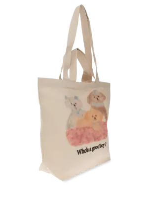 CARNE BOLLENTE Printed Cotton Tote Bag