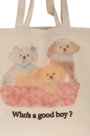 CARNE BOLLENTE Printed Cotton Tote Bag