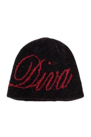 CARNE BOLLENTE Carne Boliente Embroidered Beanie - Black