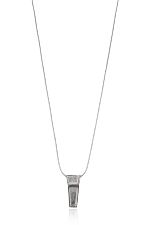 Rick Owens Brass Necklace With Pendant - Silver