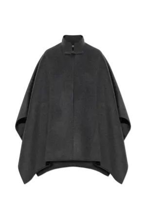 RÓHE Wool Poncho With Turtleneck