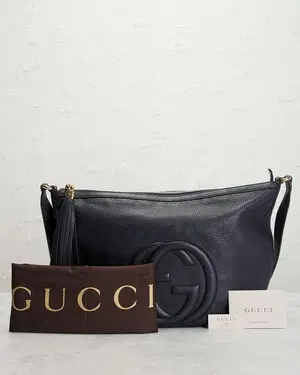 FWRD RENEW Gucci Soho Messenger Bag