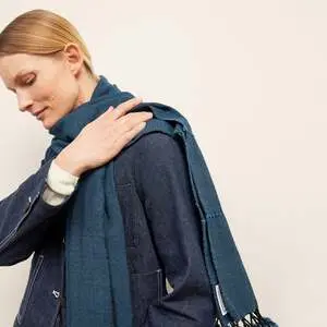 M.M.LAFLEUR Laos Scarf:: Evening Sky