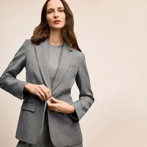 M.M.LAFLEUR Yiyan Classic Blazer Heritage Tweed:: Gray Multi - One-color