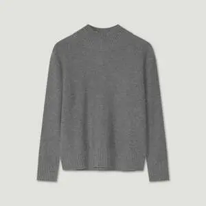 NONCHI CASHMERE Nordlys Sweater:: Majestic Grey - One-color