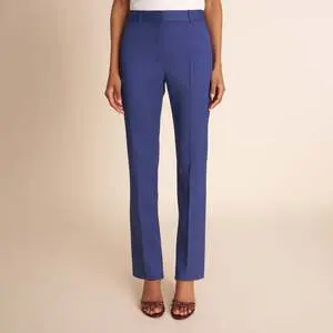 M.M.LAFLEUR Smith Straight Trouser Italian Wool Twill:: Bluestone - One-color