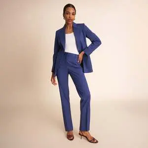 M.M.LAFLEUR Rossi Executive Blazer Italian Wool Twill:: Bluestone - One-color