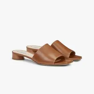 M.M.LAFLEUR Carter Slide Kidskin:: Cognac - One-color