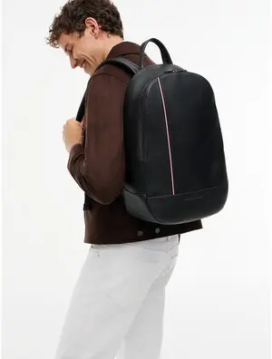 Tommy Hilfiger Signature Stripe Pebbled Backpack