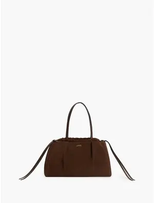 Tommy Hilfiger Gathered Suede Shoulder Bag