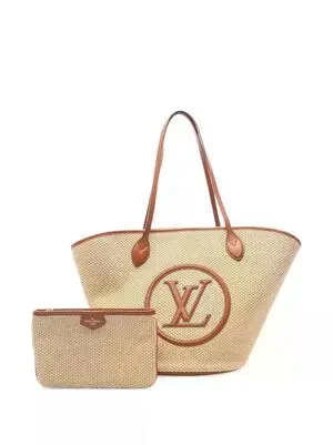 LOUIS VUITTON 2021s Saint-jacques Logo-patch Tote Bag - Neutrals