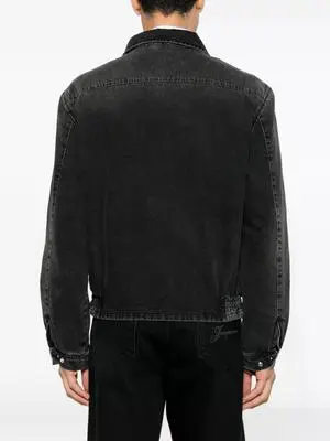 ARTE ANTWERP Logo-embroidered Denim Jacket