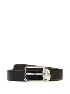 Montblanc Sartorial Leather Belt - Black