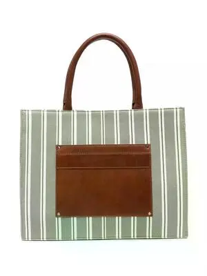 Maison123 Striped Cotton Tote Bag