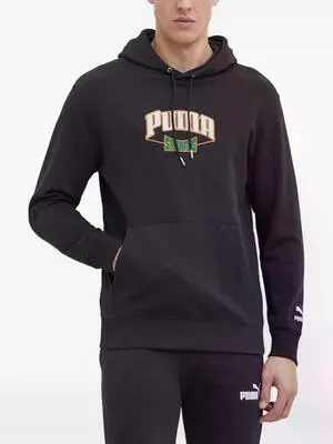PUMA Logo-print Hoodie - Black