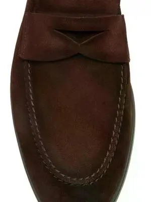 Magnanni Suede Penny Loafers
