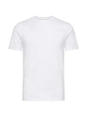 BOSS Logo-embroidered T-shirt - White