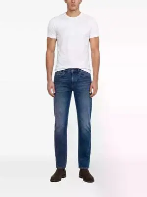 BOSS Logo-embroidered T-shirt - White