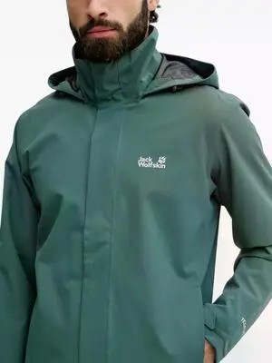 JACK WOLFSKIN Trailtime 2l Hooded Logo-print Jacket