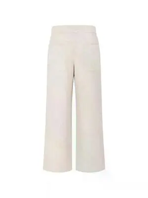 EXIT SOCIETY Drawstring Wide-leg Trousers