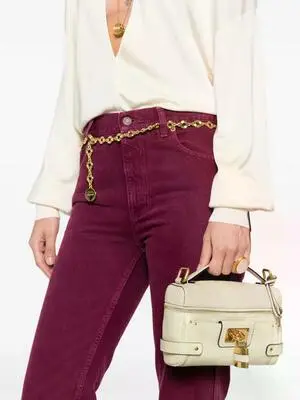 Chloé Paddington Tote Bag With Padlock Detail - Neutrals
