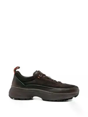 Santoni Easy Bounce Mountain Panelled Sneakers - Brown