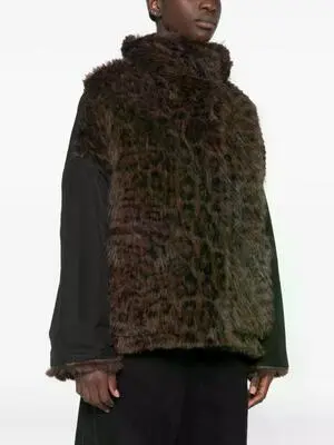 COLLECTION PRIVEE? Leopard-print Faux-fur Coat