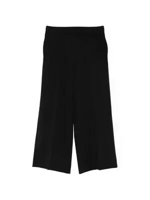 OTTOD'AME Sofia Wide-leg Trousers - Black