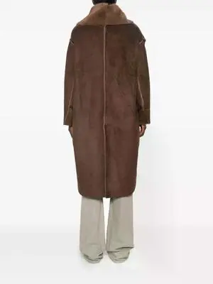 COLLECTION PRIVEE? Faux-shearling Oversized Coat