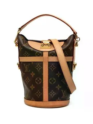 LOUIS VUITTON 2020 Monogram Duffle Bucket Bag - Brown
