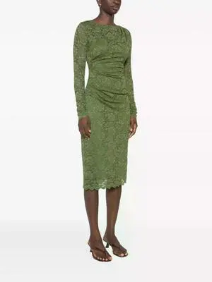 Diane Von Furstenberg Darrius Long-sleeve Midi Dress