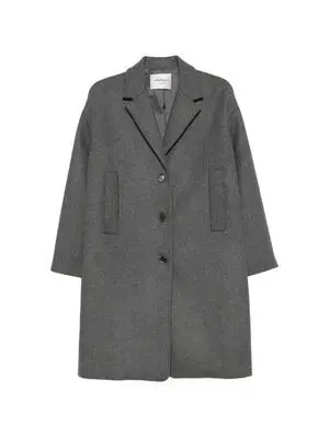 OTTOD'AME Simona Single-breasted Coat - Grey