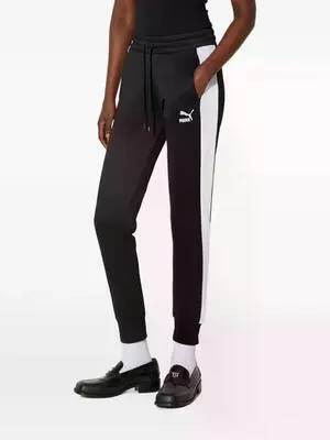 PUMA Iconic T7 Side-stripe Track Pants - Black