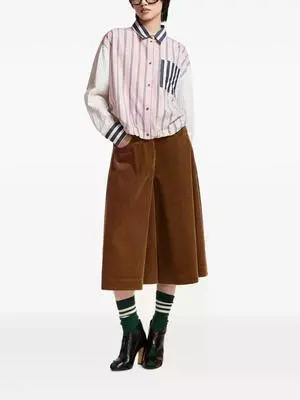 Essentiel Antwerp Striped Patchwork Shirt