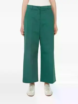 Max Mara Pressed-crease Wide-leg Trousers