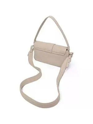 Armani Exchange Logo-plaque Pebbled Shoulder Bag