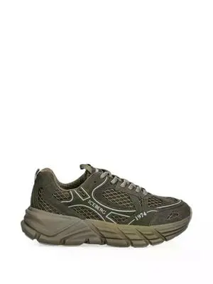 Iceberg Logo-print Mesh Panel Sneakers - Green