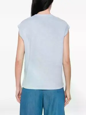 Maison123 Lyna V-neck T-shirt - Blue