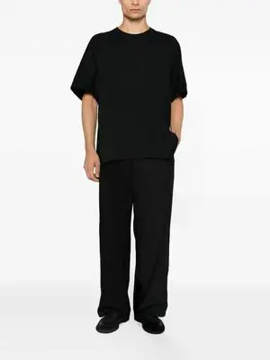 Issey Miyake Layered-sleeve T-shirt - Black