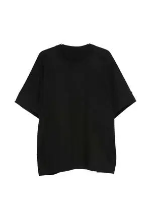 Issey Miyake Layered-sleeve T-shirt - Black