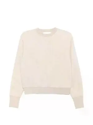WOC Danville Crew-neck Ribbed-trim Sweatshirt - Neutrals