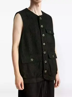 UMA WANG Button-up Pocket-detail Gilet