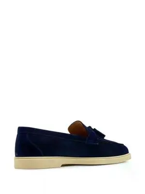Magnanni Tassel Suede Loafers
