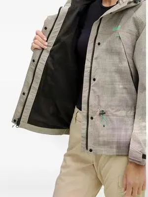 JACK WOLFSKIN Find The Wild 2l Grid-pattern Hooded Jacket