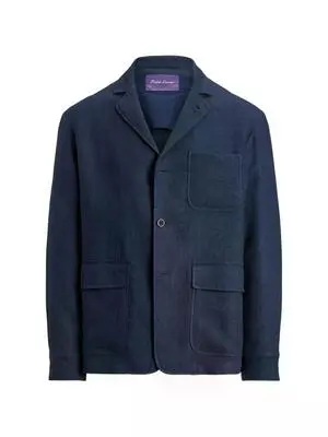 Ralph Lauren Purple Label Patch-pocket Blazer - Blue