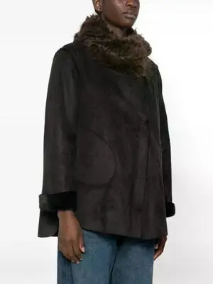 COLLECTION PRIVEE? Faux-fur Collar Coat